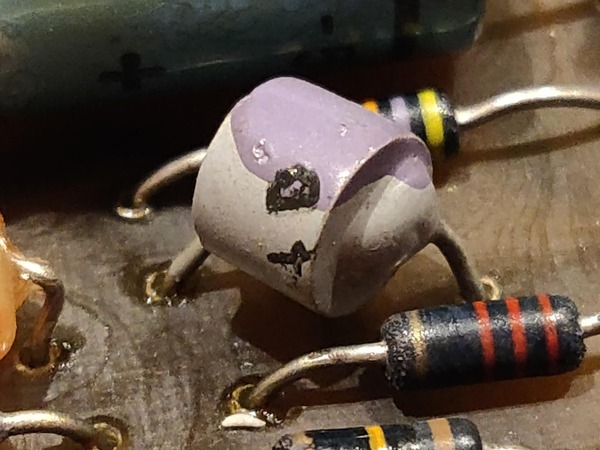 Component identification: fuse? and a mystery blob? - Electrical ...
